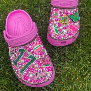 CROCS | Shoes | Custom Aka Crocs With Line Number | Poshmark